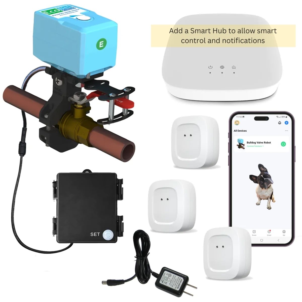 Bulldog Professional Starter Kit with 3 YoLink Leak Sensors | EcoNet ...